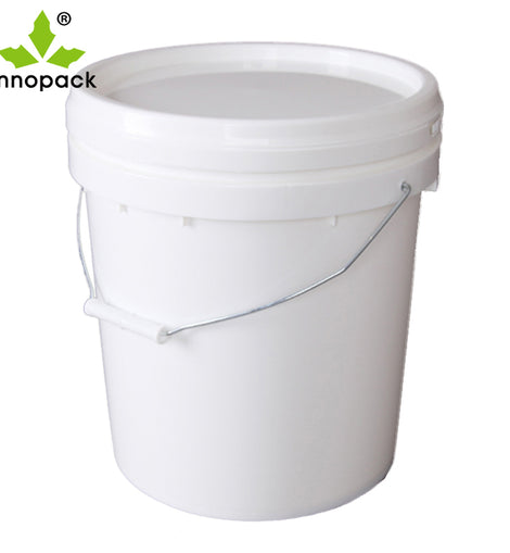 iPACK 15LTR - 5 PK of WHITE PP PLASTIC PAIL & LID – innopack.co.nz