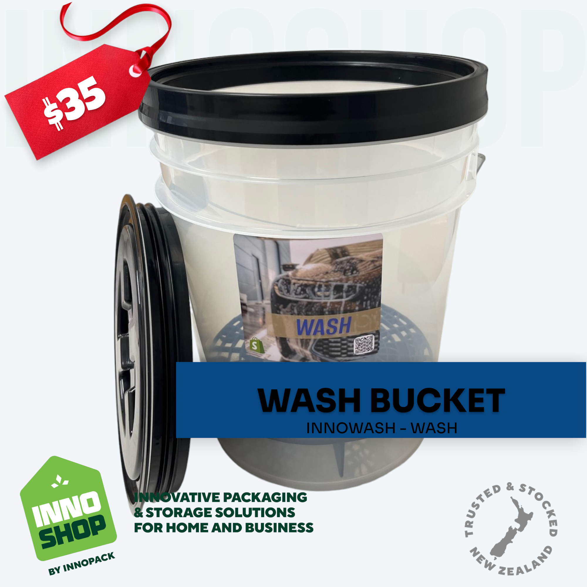 WASH SINGLE "WASH" BUCKET SET – INNOSHOP by INNOPACK